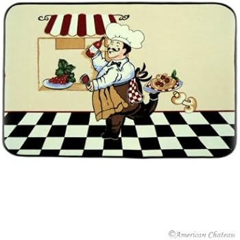 Amazon.com: 26 X 17 Fat French Mats Chef Kitchen Mat Rug Bistro Chefs ...