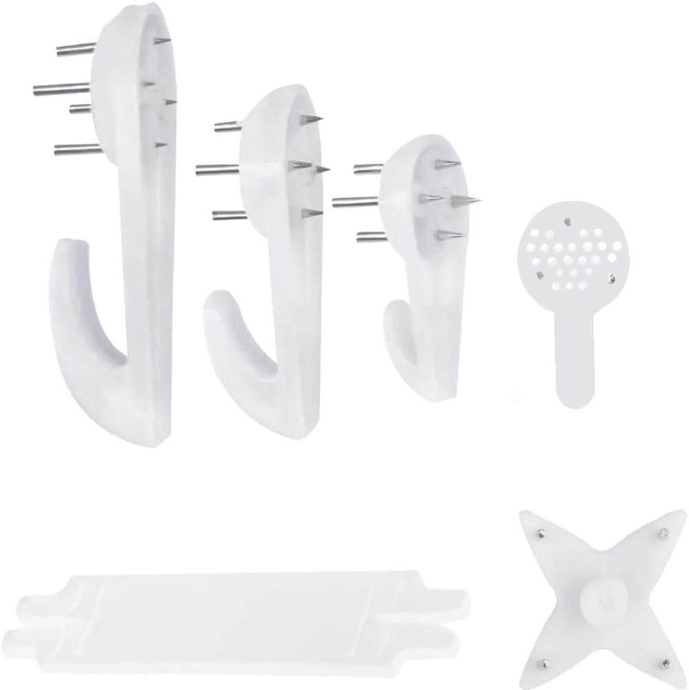 Picture Hooks 70Pcs Non-Trace Picture Hanging Hook Hardwall Drywall ...