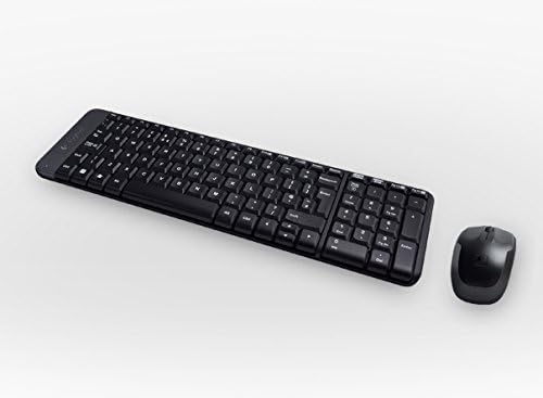 Logitech MK220 Compact Wireless Keyboard and Mouse Combo, QWERTY ...
