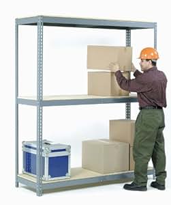 Extra Heavy Duty Shelving Rack For Storage 96" x 48" x 96" High With 3 ...