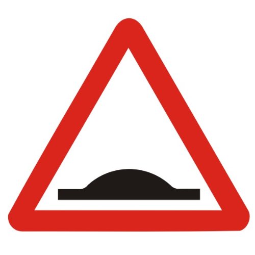 Speed Humps Road Sign 600mm Triangle - Dilite Material- Buy Online in ...