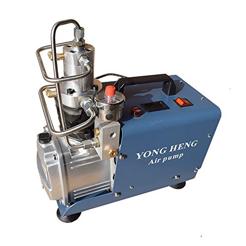 YONG HENG 4500PSI Air Compressor 110V Set Pressure Auto-stop PCP 30 MPa ...