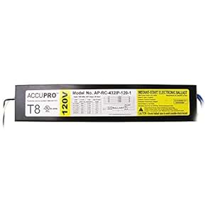 Accupro AP-RC-432IP-120-1 Electronic Fluorescent Ballast, 4 Lamp, T8 ...