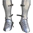 Amazon.com: Medieval Gothic Sabatons Knights Larp Armor leg guard Shoes ...