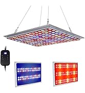 Amazon.com : JCBritw 100W LED Grow Light with Stand White Red Blue Full ...