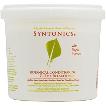 Amazon.com: Syntonics Botanical Conditioning Cream Relaxer Kit for Sensitive Scalp 6 Pack: Beauty