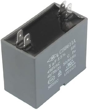 DealMux CBB611A 450VAC 5UF 4 Terminal del acondicionador de Aire del ...