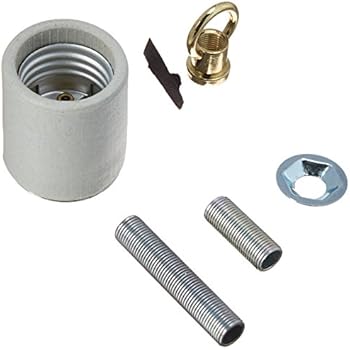 Leviton 10045 Medium Base, One-Piece, Keyless, Incandescent, Glazed ...