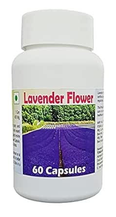 LAVENDER FLOWER CAPSULES - 60 CAPSULES (GET 1 BOTTLE LAVENDER FLOWER ...