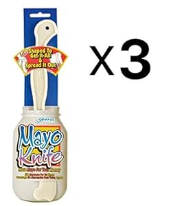 Amazon.com: Mayo Knife Shaped Plastic Spreader Jar Scraper Condiment ...