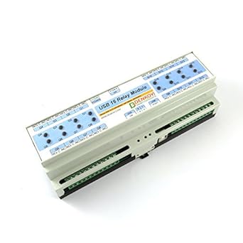 Amazon.com: USB 16 Channel Relay Board for Automation- DIN Rail Box ...