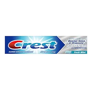 Amazon.com : Crest Baking Soda And Peroxide Whitening With Tartar ...
