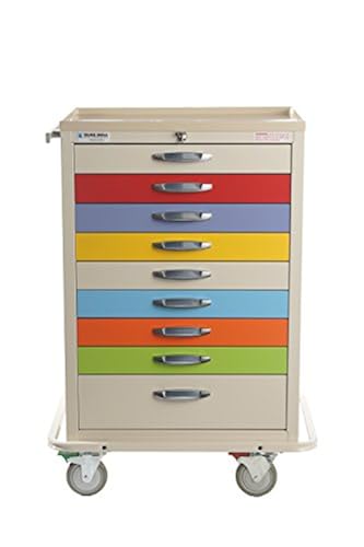 Blue Bell Medical 89027 BAC-30, Basic Pediatric Crash Cart,Professional ...