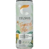 Amazon.com : CELSIUS Sparkling Tropical Vibe, Functional Essential ...