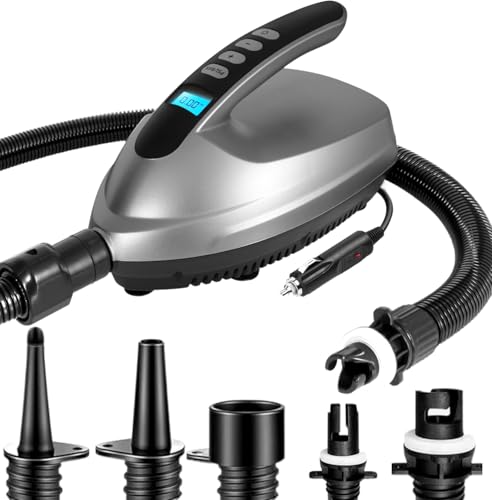 SereneLife Inflatable Paddle Board Pump Compressor - 20PSI High ...