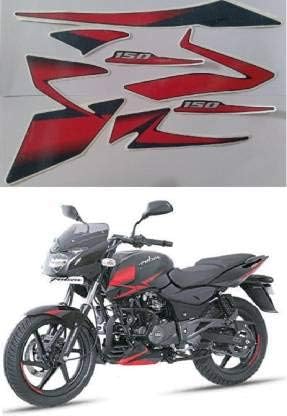 HRBull Bajaj Pulsar 150 Sticker & Decal for Bike_Red(Pulsar) - Car And ...