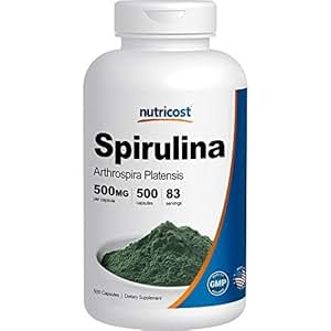 Amazon.com: Nutricost Spirulina 500mg, 500 Capsules: Health & Personal Care