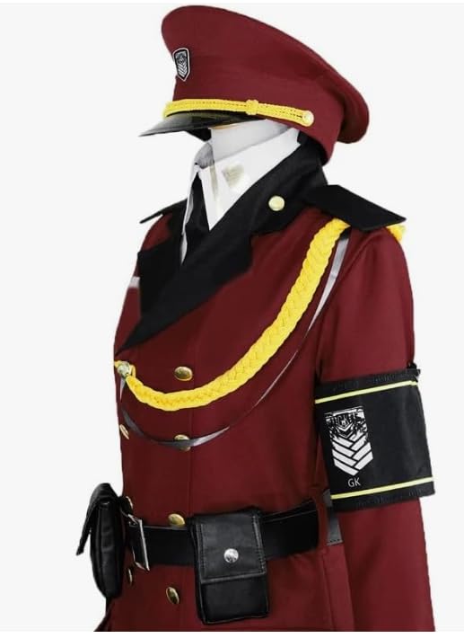 Girls Frontline Commander Military Uniform Cosplay Costume Unisex With ...