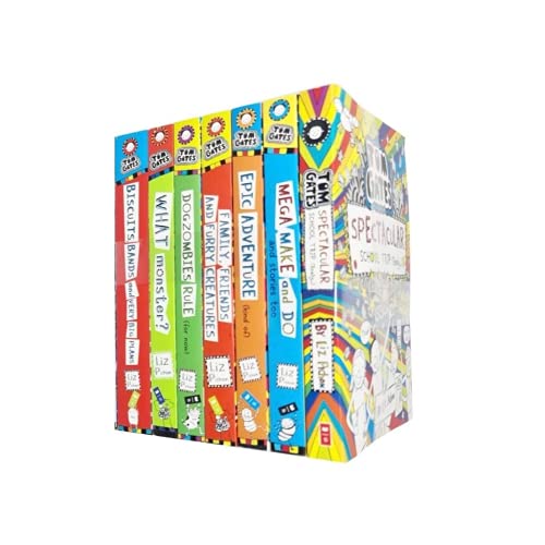Tom Gates Series (11-17) Collection 7 Books Set By Liz Pichon: Liz ...