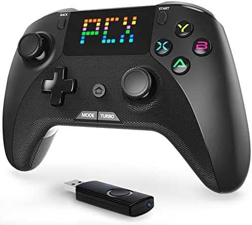 Wireless Gaming Controller, Led Dots Display Bluetooth Gaming ...