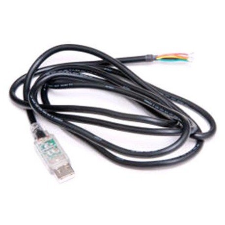 FTDI TTL-232RG-VIP-WE, Cable, Assembly; USB-UART W/LEDs; 6 COND; 24AWG ...