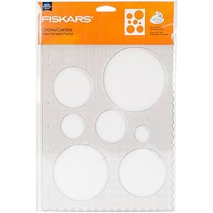 Amazon.com: Fiskars Circle Shape Template