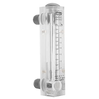 Panel Type Glass Liquid Flowmetre 0.2-2GPM/1-7LPM Water Flow Measuring ...