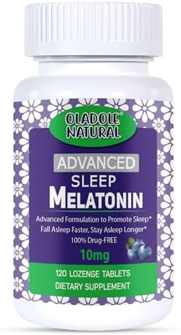 Oladole Natural Advance Sleep supplement with Vitamin B6 Helps You Fall ...
