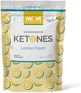 MCM Nutrition Exogenous Ketones Powder and BHB - Caffeine Free (Lemon ...