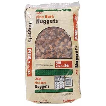 Amazon.com : OHIO MULCH 332NA 2CUFT Golden Trophy Pine Bark Nuggets ...