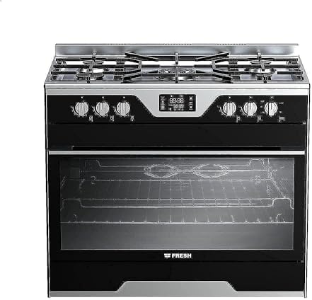 Fresh Modena Stainless Steel Gas Cooker, 5 Burners, 60 x 90 cm price in ...