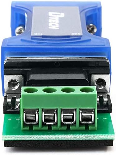 DTECH RS232 to RS485 Converter Serial Communication Data with TX RX LED Indicators and Terminal ...