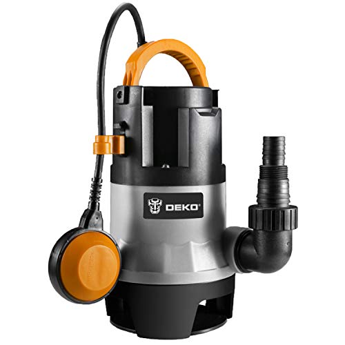DEKO Sump Pump 1/2HP 400W 1981GPH Submersible Pump Clean/Dirty Water ...