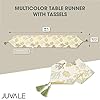 Juvale Dining Table Runner with Tassels, Beach Home Decor (Beige, 12 x ...