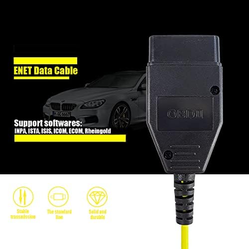 ENET Cable for BMW E-SYS, Ethernet to OBD Interface Cable, OBD II to ...