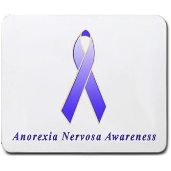 Amazon.com : Anorexia Nervosa Disease Awareness Ribbon Mouse Pad ...