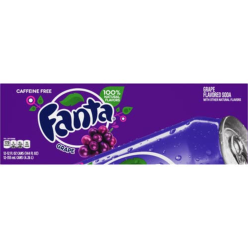 Fanta Fruit Flavored Soft Drink - Pineapple, Orange, Strawberry, and ...