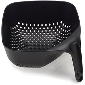 Amazon.com: Bowler Hat Kitchen Colander Strainer, Black, for Pasta ...