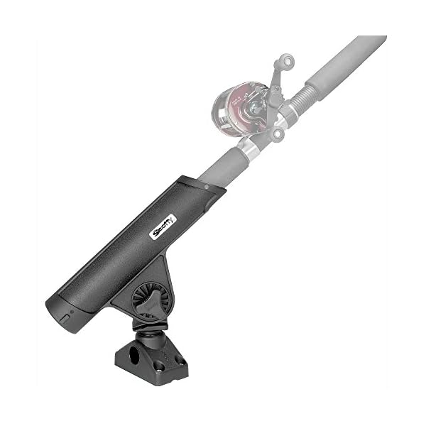 Scotty Rodmaster II Rod Holder Black with 241 Side Deck Mount ...