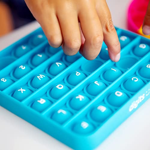 Rainbow, Numbers & ABC Pop It Toy Set - Silicone Sensory Colorful ...