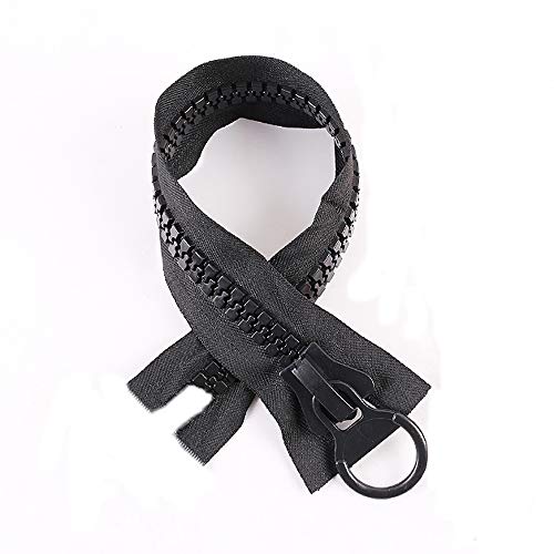 Super Large Plastic Zipper Size 20# Heavy Duty Zippers 10 in Long with ...