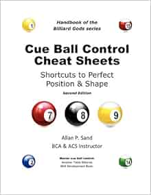Cue Ball Control Cheat Sheets for Pool & Pocket Billiards: Allan P ...