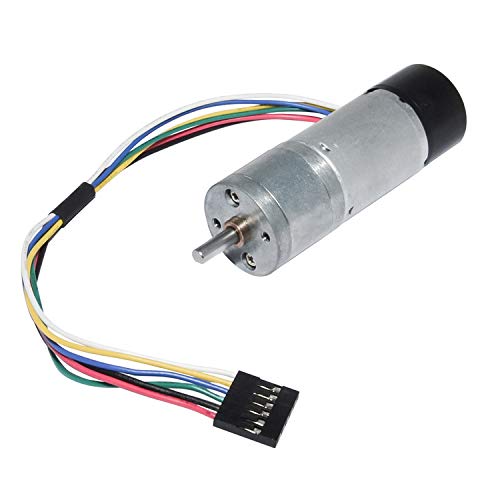 Encoder Metal Gearmotor 12V DC 80 RPM Gear Motor with Encoder for ...