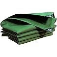 Amazon.com: Large Canvas Tarp 10x20 Feet 16oz Extra Heavy Duty Green ...
