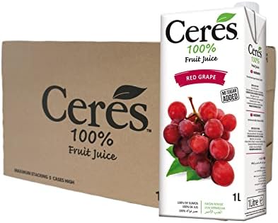 Ceres Red Grape Juice, 12 x 1 Ltr price in Saudi Arabia | Amazon Saudi ...