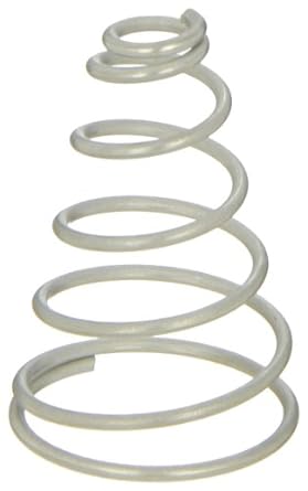 Conical Compression Spring, Type 302 Stainless Steel, Inch, 1.25 ...