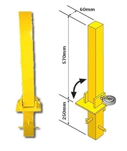 Fold Down (Foldable) Security Post Bollard Parking: Amazon.co.uk: Car ...