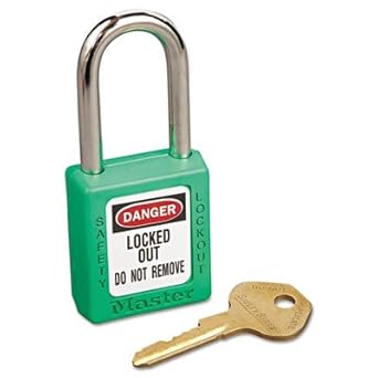 Master Lock Green #410 1 3/4" High Body Safety Lockout Padlock. (3 Each ...