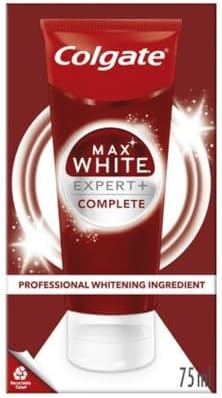 Colgate Max White Expert + Complete Whitening Toothpaste 75ml | Helps ...