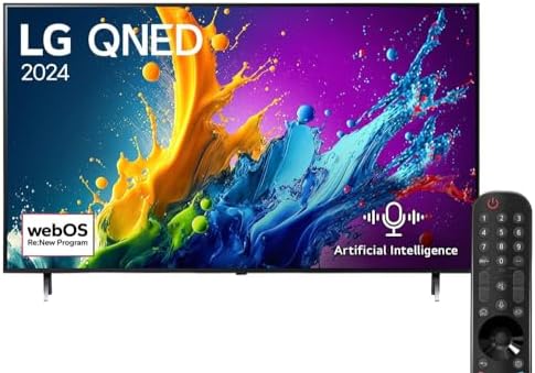 LG 65 Inch 4K QNED WebOS 24 HDR 10 Smart TV, HLG,AI Sound Pro (Virtual ...